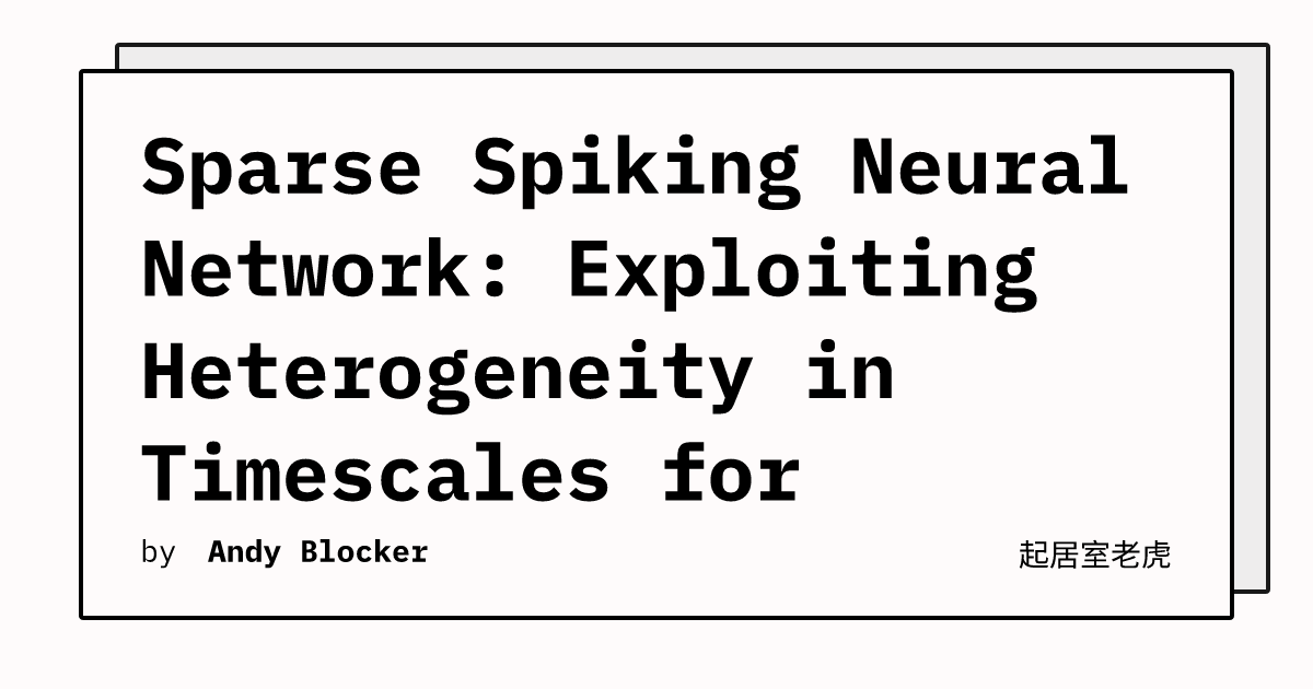 Sparse Spiking Neural Network Exploiting Heterogeneity In Timescales For Pruning Recurrent Snn